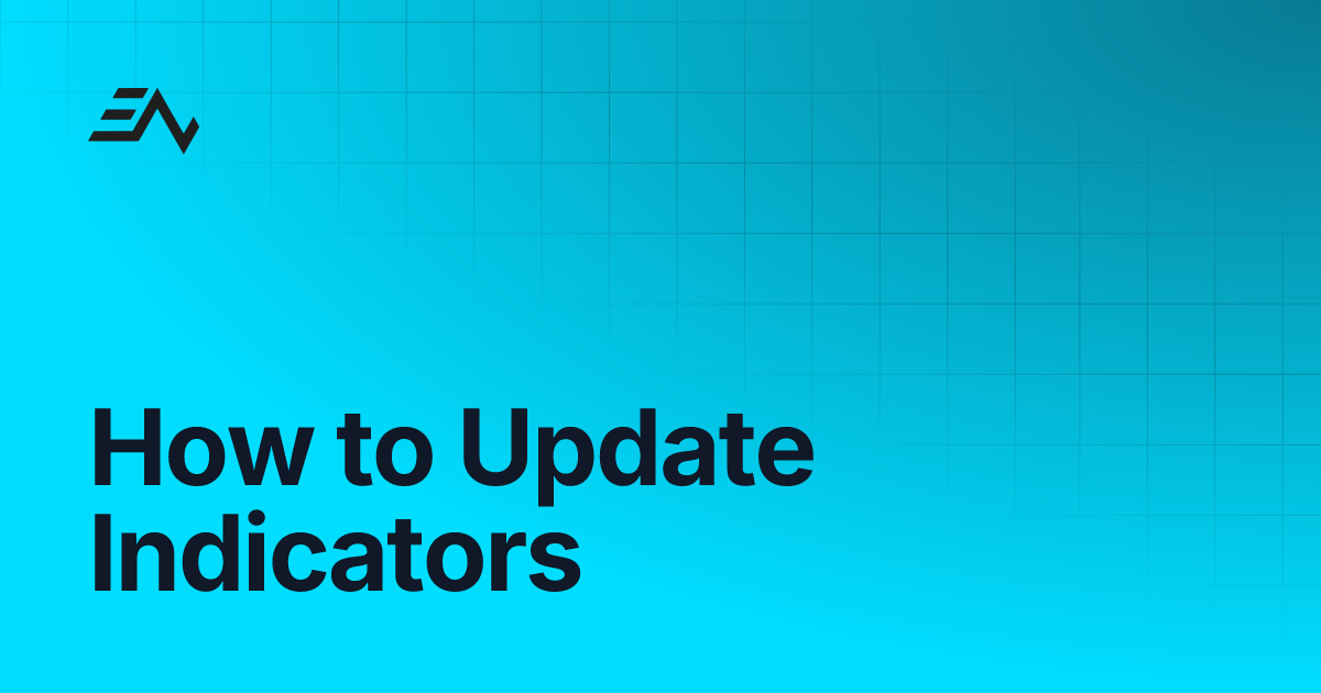 How to Update Indicators | EzTrades
